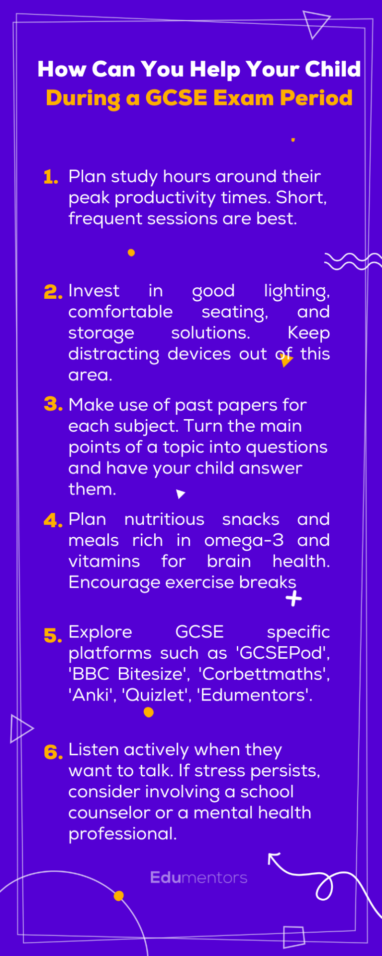 Supporting Child Mental Health During GCSEs - Edumentors