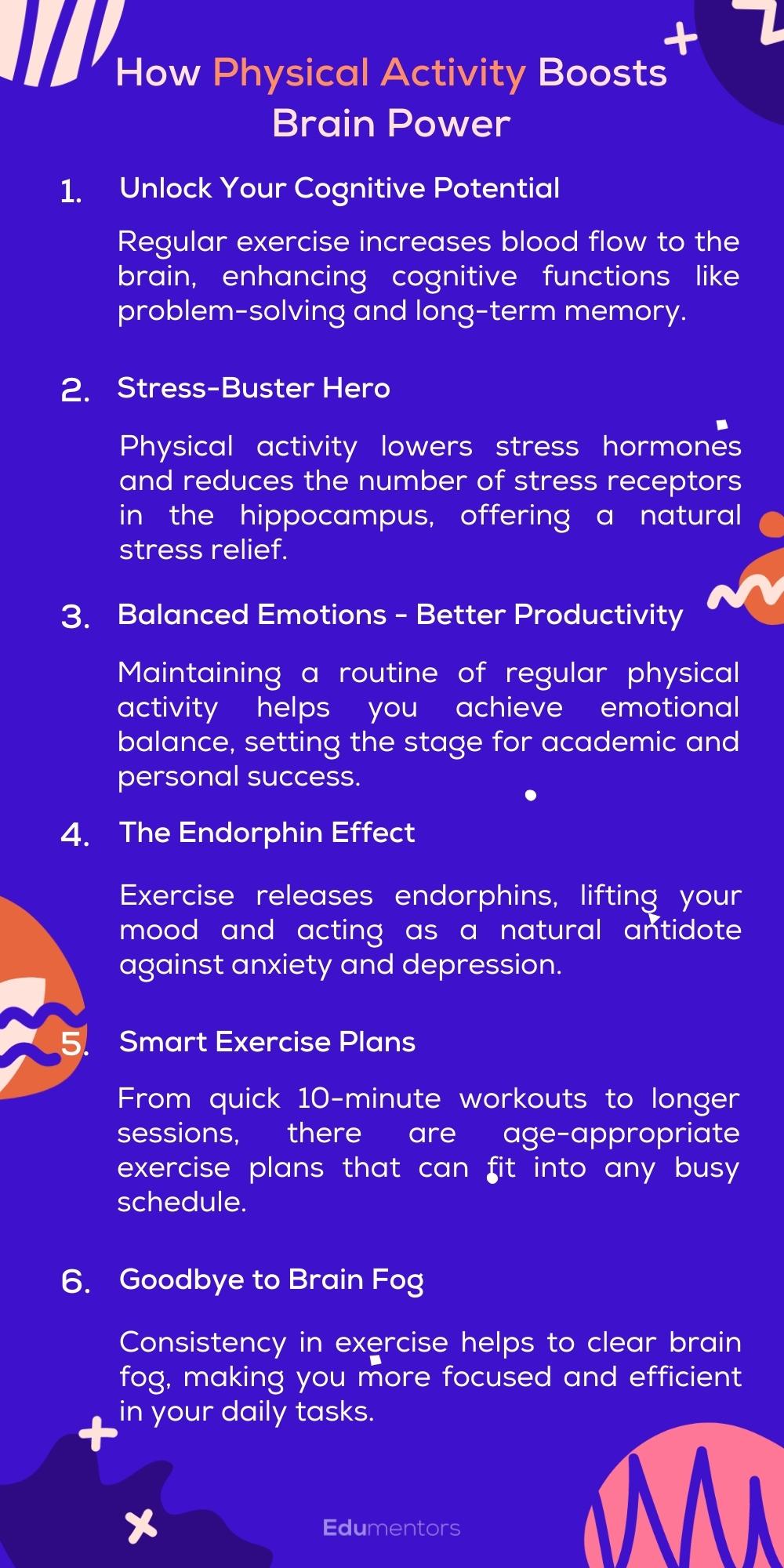 How Regular Exercise Boosts Brain Productivity? - Edumentors