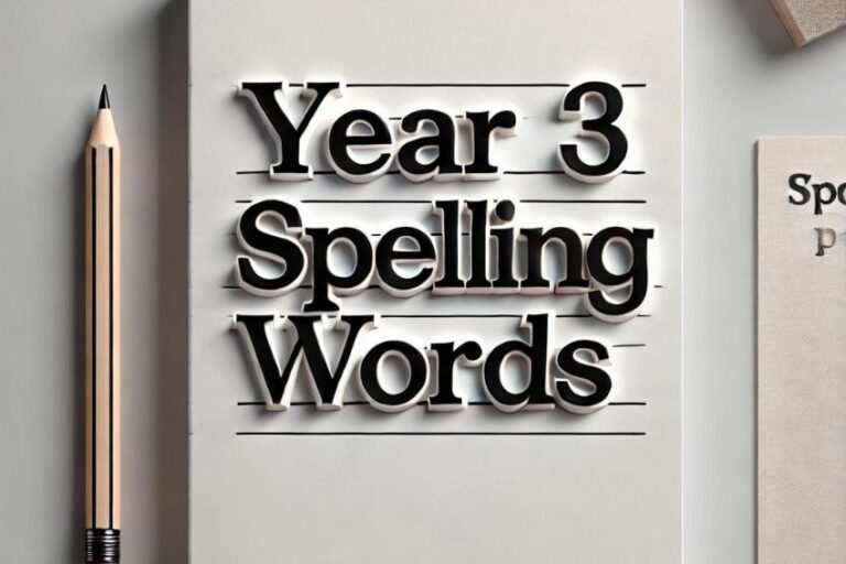 Year 3 Spelling Words: Essential Guide for Parents