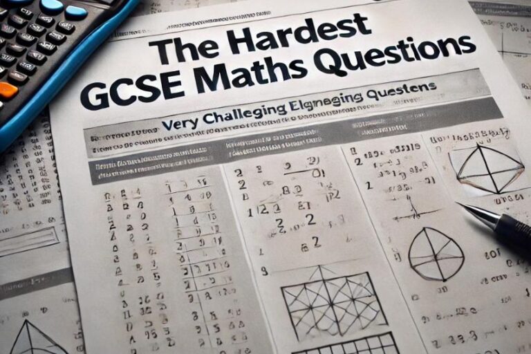 Solutions to some of the Hardest GCSE Maths Questions