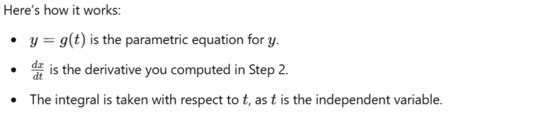 Parametric Integration A-level Maths - What You Need To know