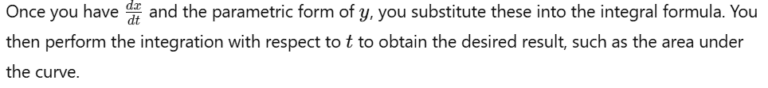 Parametric Integration A-level Maths - What You Need To know